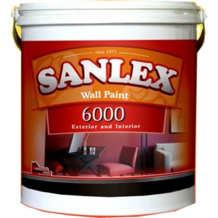 Jual CAT TEMBOK SANLEX PUTIH 5 KG | Shopee Indonesia