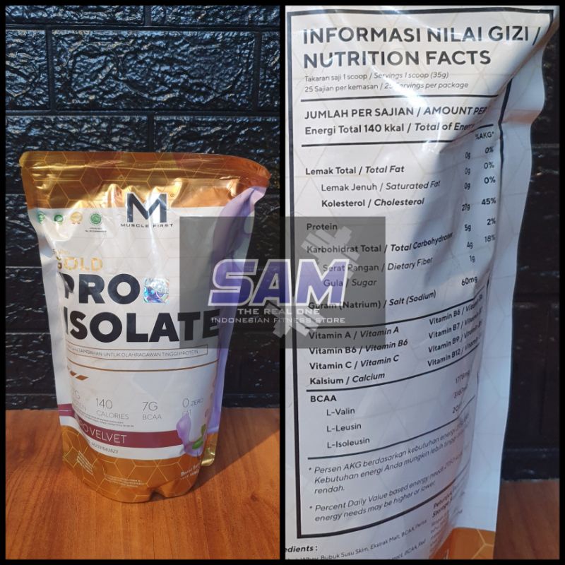 Jual Suplemen Fitness M1 MUSCLE FIRST Pro Isolate 2 lb 900 gram ...