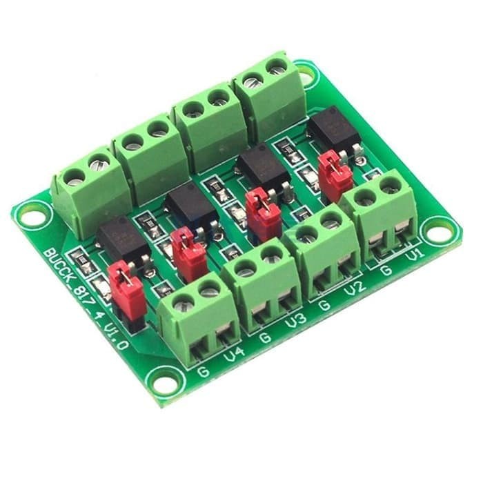 Jual PC817 4Ch Optocoupler 4 Channel Optical Isolation Isolator Module ...