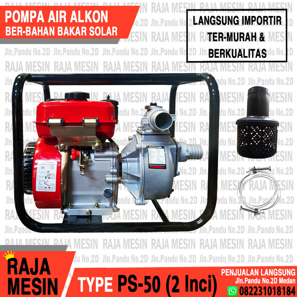 Jual Pompa Air Alkon 2 Inci (Berbahan Bakar Solar) PS-50 Pompa Irigasi | Shopee Indonesia