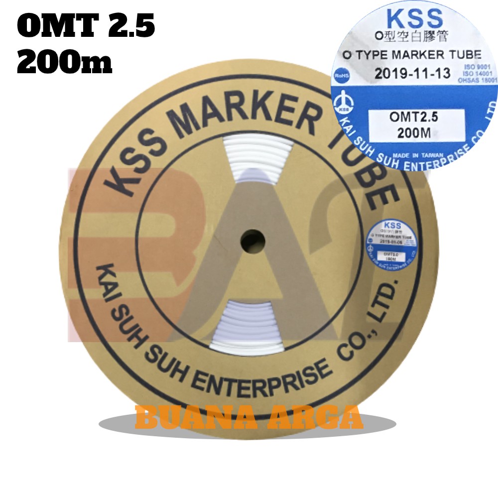 Jual Marker tube ORIGINAL KSS OMT 2.5 | Marking Tube Wire 0.75mm ...