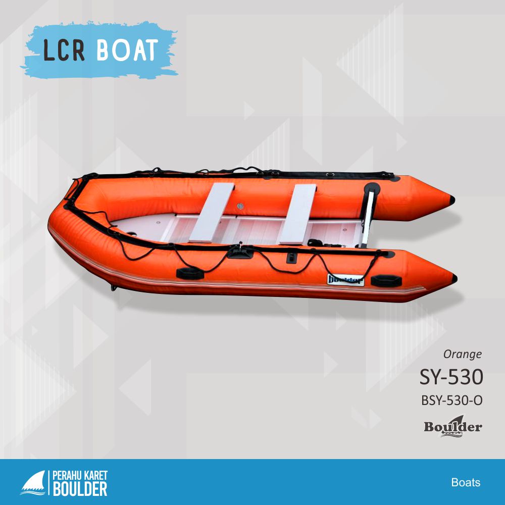 Jual BOULDER INFLATABLE LCR BOAT 530 PERAHU KARET | Shopee Indonesia