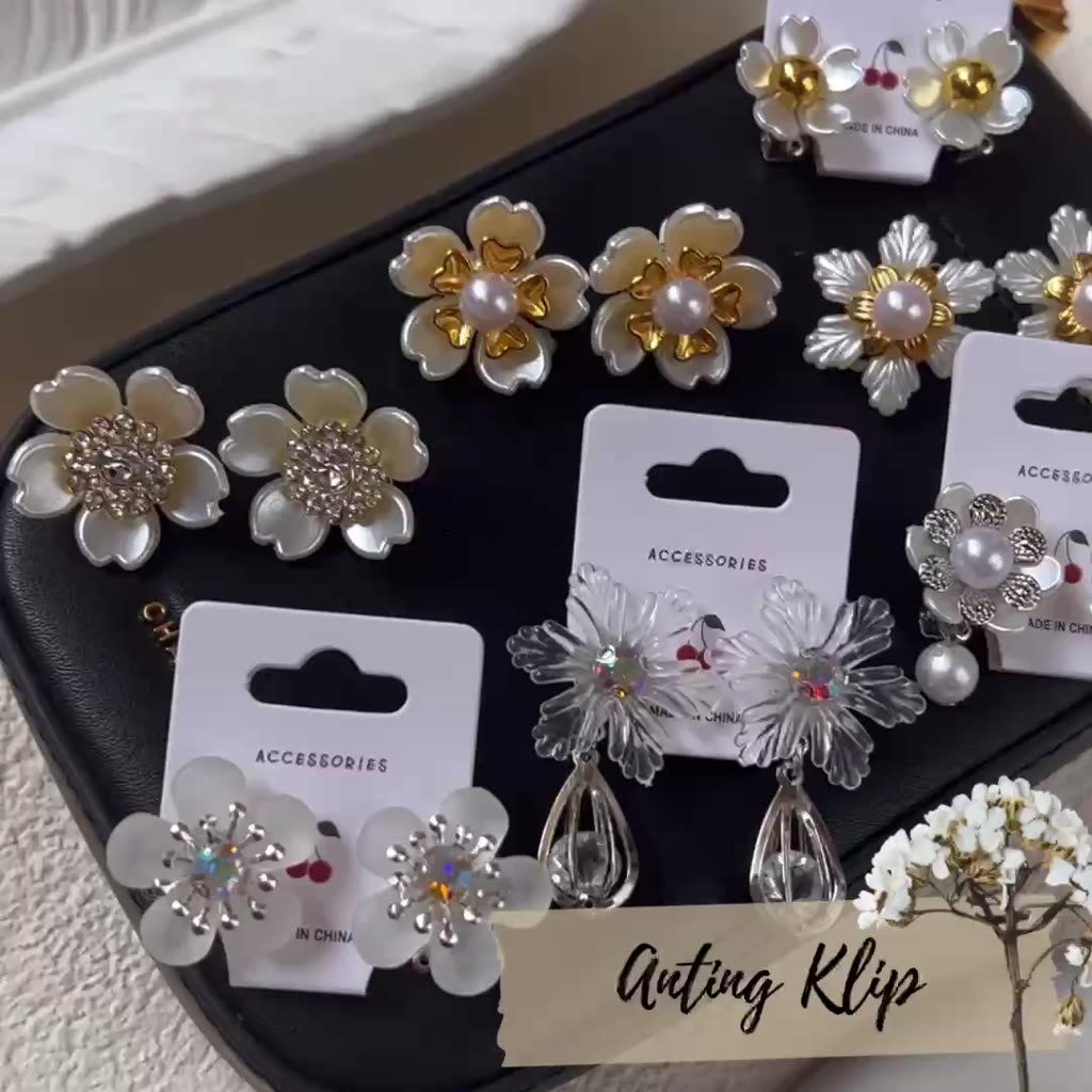 Jual Anting Klip Hijab / Anting Jepit Hijab by Irs Jewelry | Shopee ...