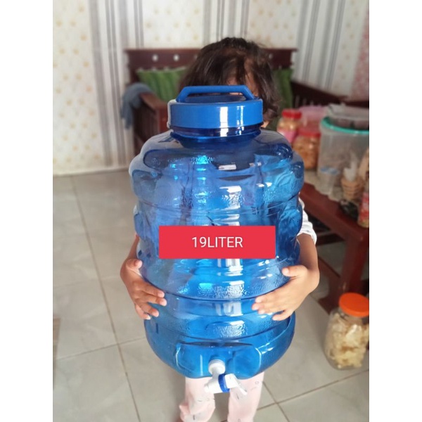 Jual GALON DISPENSER/ GALON KERAN 19L / GALON AIR BESAR / GALON PLASTIK ...