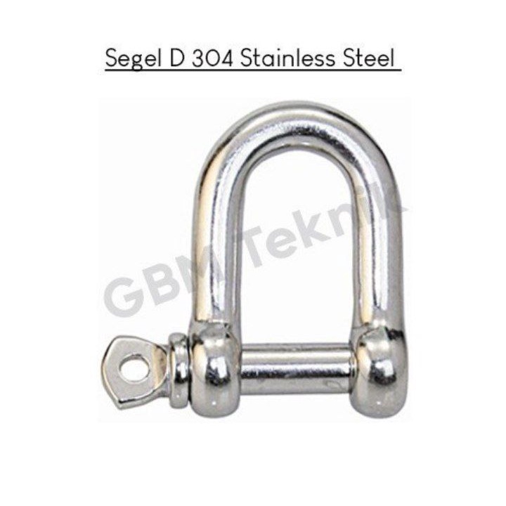 Jual Segel D Stainless Steel 304 20MM / Shackle D Stainless Steel 304 ...