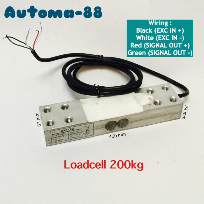 Jual Alat Ukur Loadcell 200 Kg Load Cell 200Kg Sensor Timbangan Digital ...