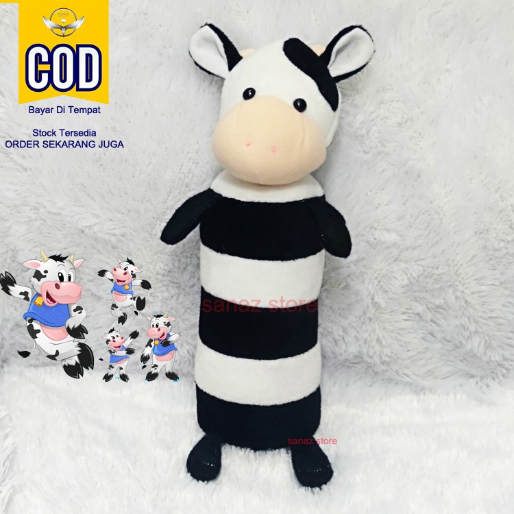 Jual SANAZ STORE - Boneka Guling Karakter Sapi Cow Sesuai Gambar Produk ...