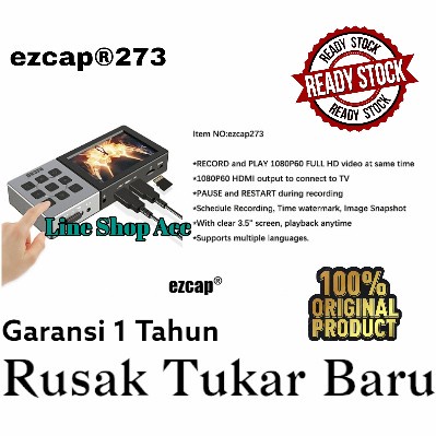 Jual EZCAP 273 Portable HDMI Video Recorder Save to MicroSD 1080P ...
