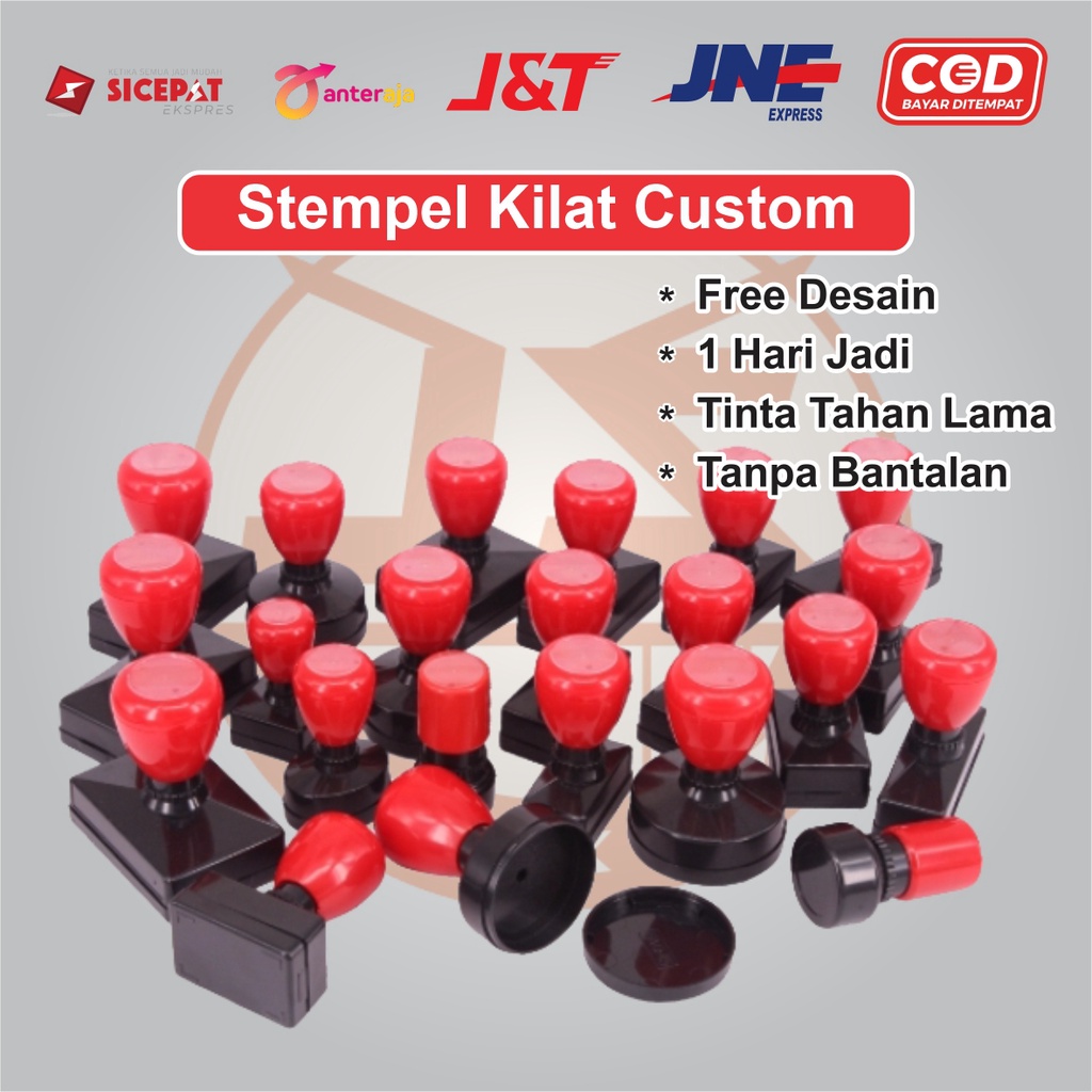Jual Cetak Stempel Murah Custom Stempel Flash Stempel Warna / Cetak Stempel Kilat | Shopee Indonesia