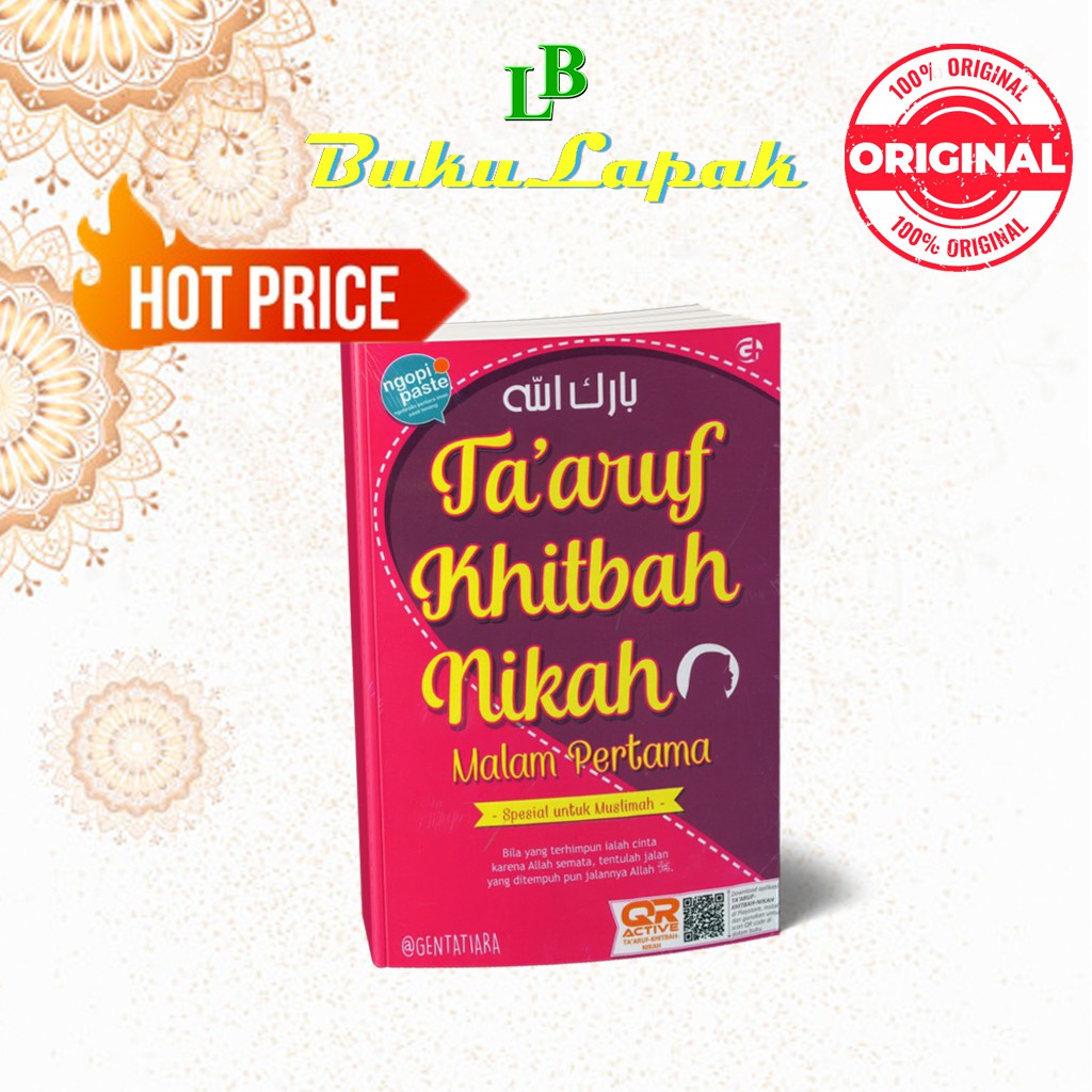 Jual BUKU PERSIAPAN NIKAH TAARUF KHITBAH NIKAH & MALAM PERTAMA MUSLIMAH ...