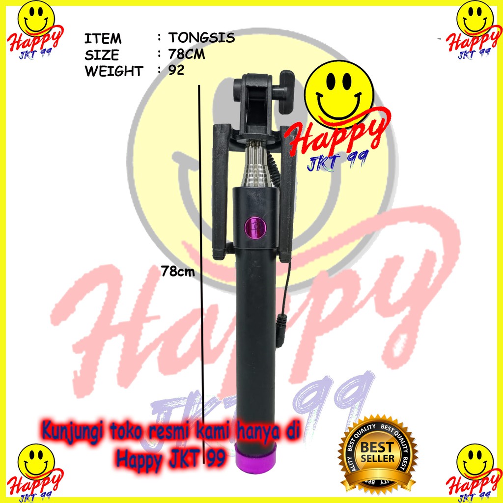 Jual [ HAPPY JKT 99 ] TONGSIS FULL BLACK KABEL | Shopee Indonesia