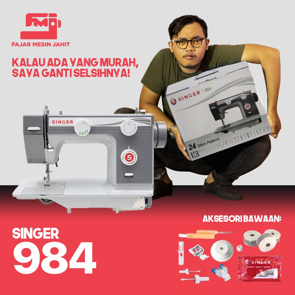 Jual Mesin Jahit SINGER 984 Semi Portable - Head Only | Shopee Indonesia
