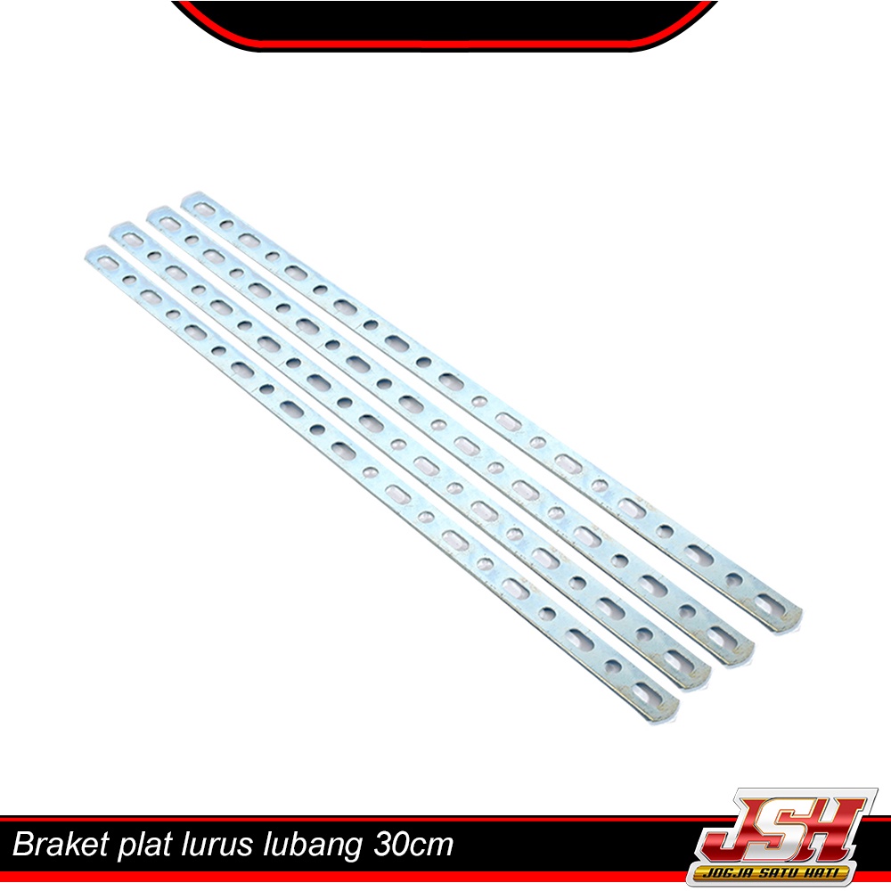 Jual Braket Plat Besi Breket Lurus Lubang 30 CM / 50 CM Universal ...