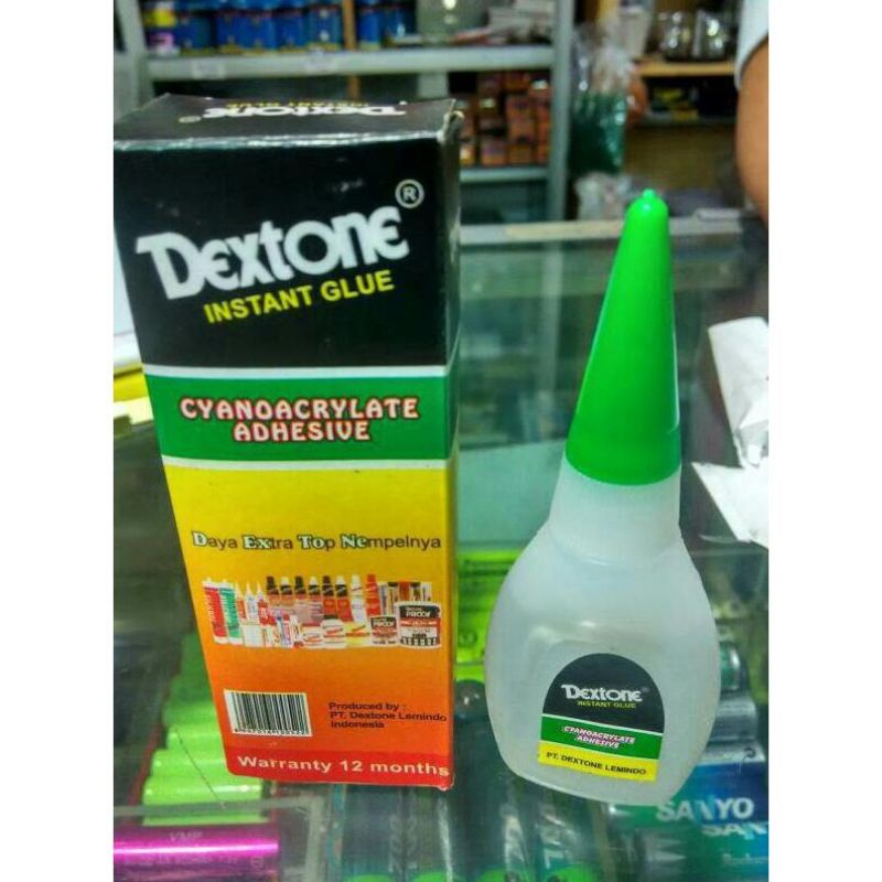 Jual lem akrilik lem kaca lem bening dextone 15 gram | Shopee Indonesia