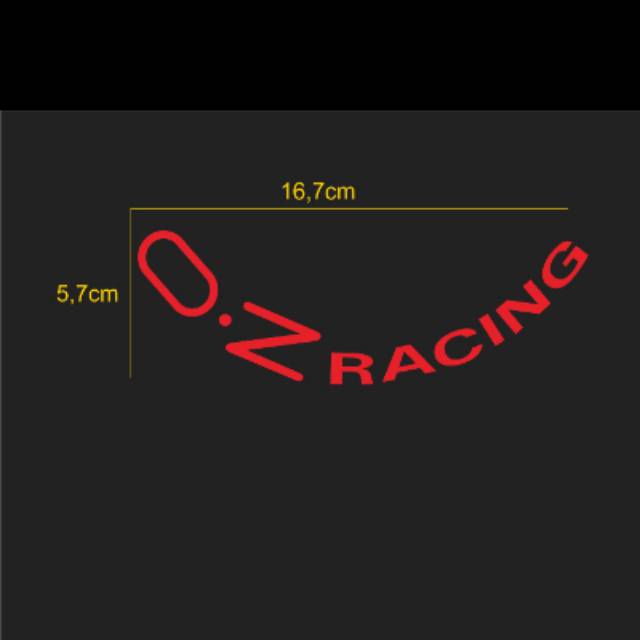 Jual Cutting stiker velg oz racing 16 cm isi 5pcs | Shopee Indonesia