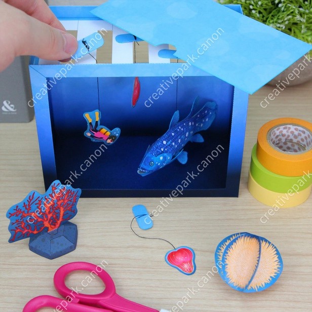 Jual Coelacanth Deep sea creatures Papercraft | Shopee Indonesia