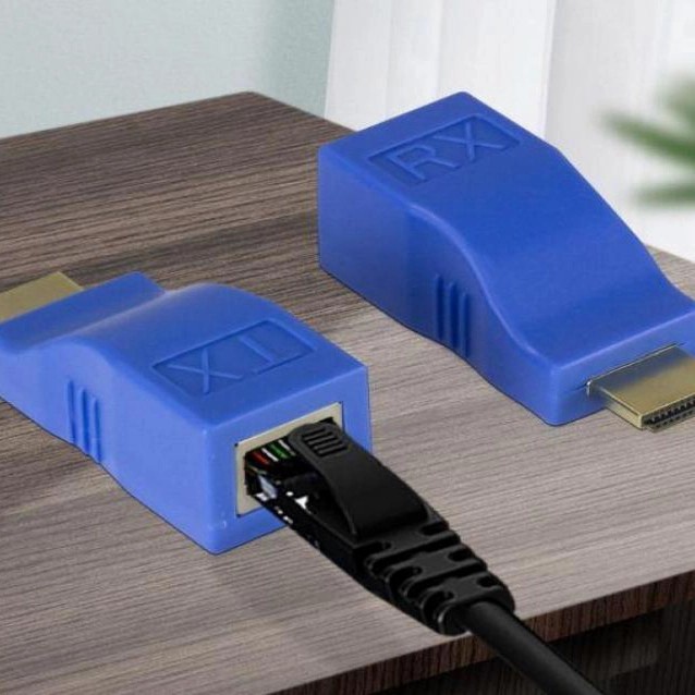 Jual HDMI Extender HDMI Extension Kable LAN Ethernet 30M RJ45 Lan Cat5 ...