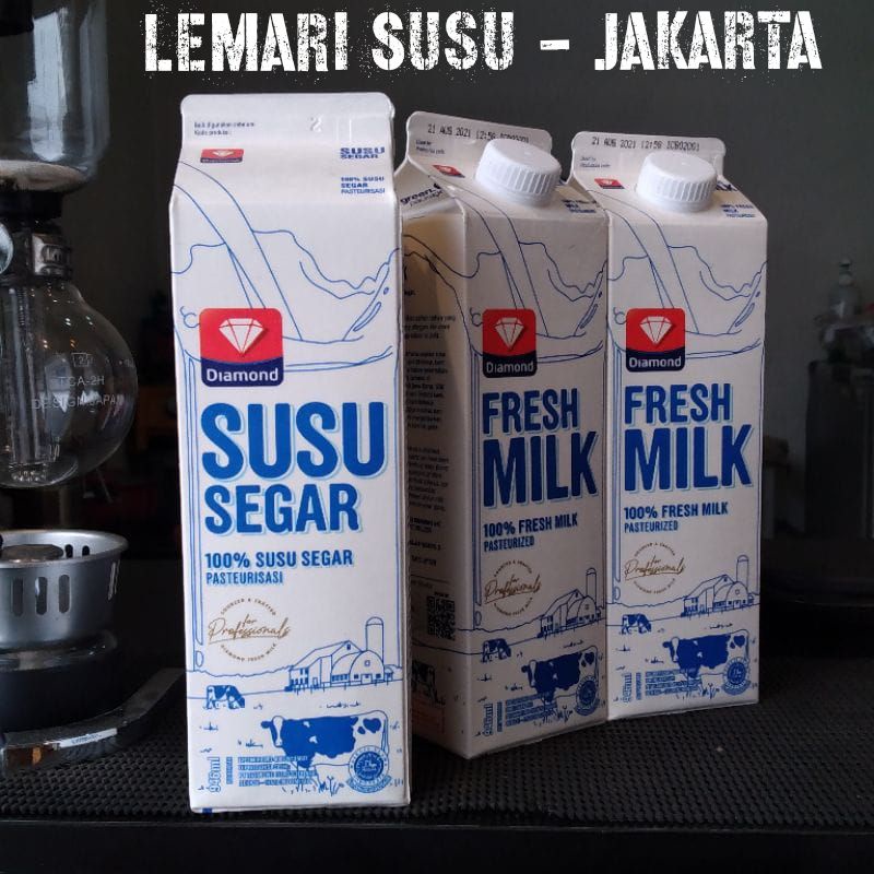Jual Diamond fresh milk 946 ml/susu diamond/fresh milk diamond | Shopee ...