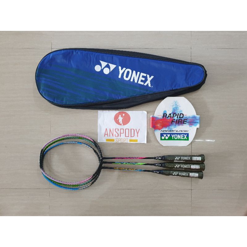 Jual RAKET BADMINTON YONEX NANOFLARE 001 ABILITY / CLEAR / FEEL | Shopee Indonesia