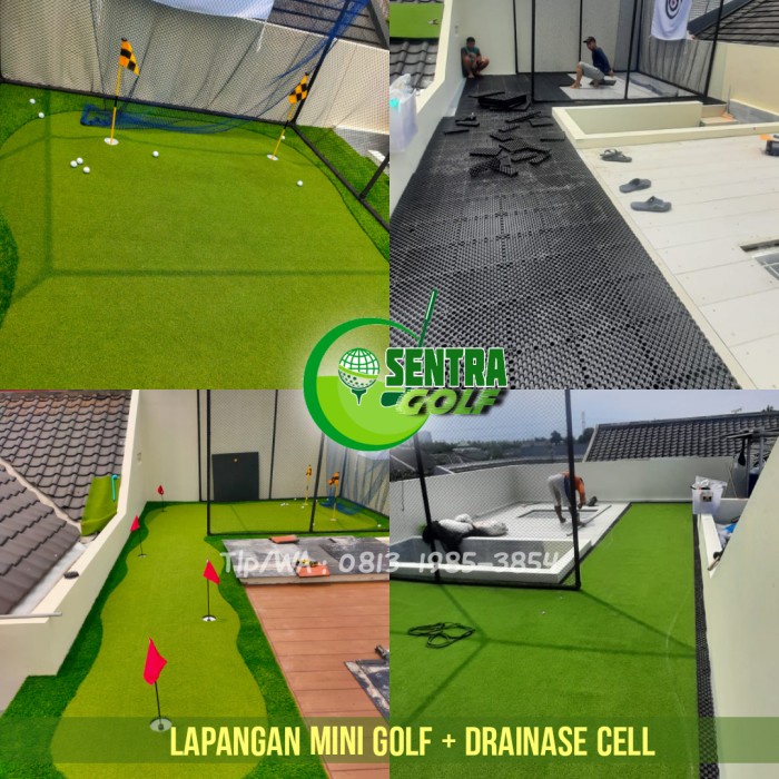 Jual Instalasi Putting Green Golf Lapangan Mini Golf Sintetis Balkon ...