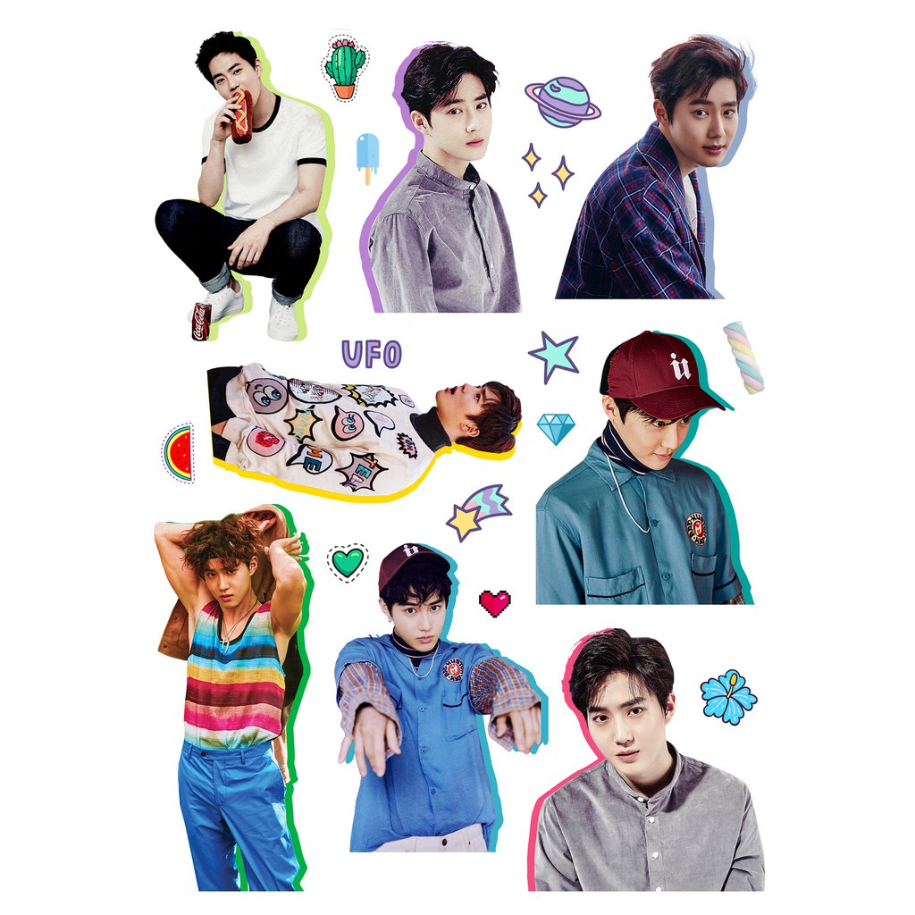 Jual STIKER Exo KPOP TUMBLR AESTHETIC SET / Stiker Pack Aesthetic ...