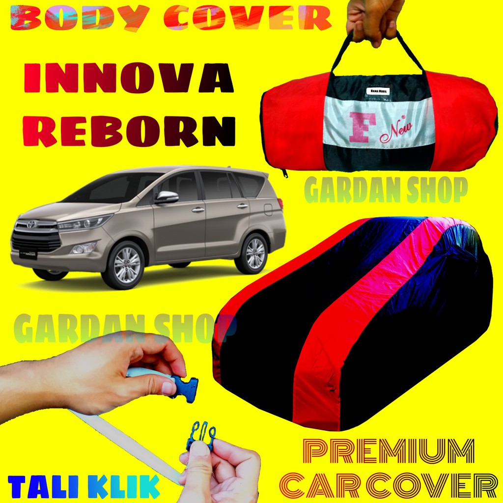 Jual Body Cover INNOVA REBORN Sarung MERAH Penutup Pelindung Bodi Mobil ...