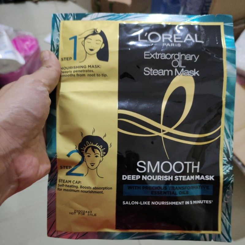 Jual Loreal paris steam mask sleek 40 + 20 g | Shopee Indonesia