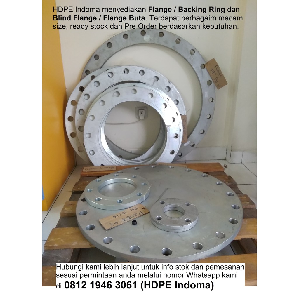 Jual Flange / Backing Ring 16 inch ( 16" - 400 ) Steel / Besi Galvanis ...