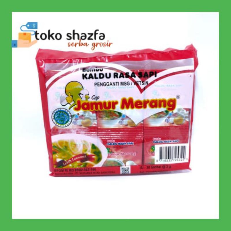 Jual 30 SACHET KALDU JAMUR MERANG VARIAN SAPI-KALDU MPASI-PENGGANTI ...