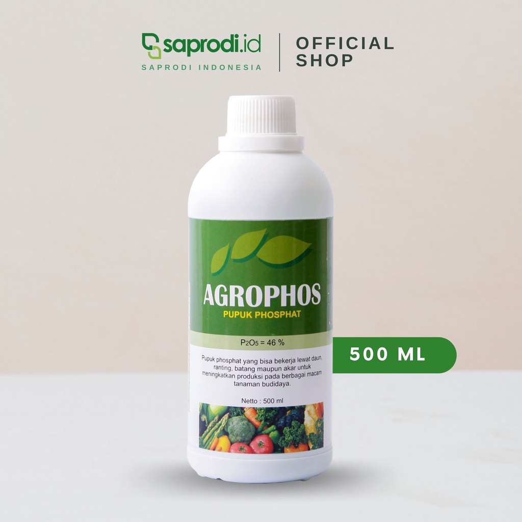 Jual AGROPHOS Pupuk Cair Fosfat Murni Tanaman Budidaya - 500ml | Shopee ...