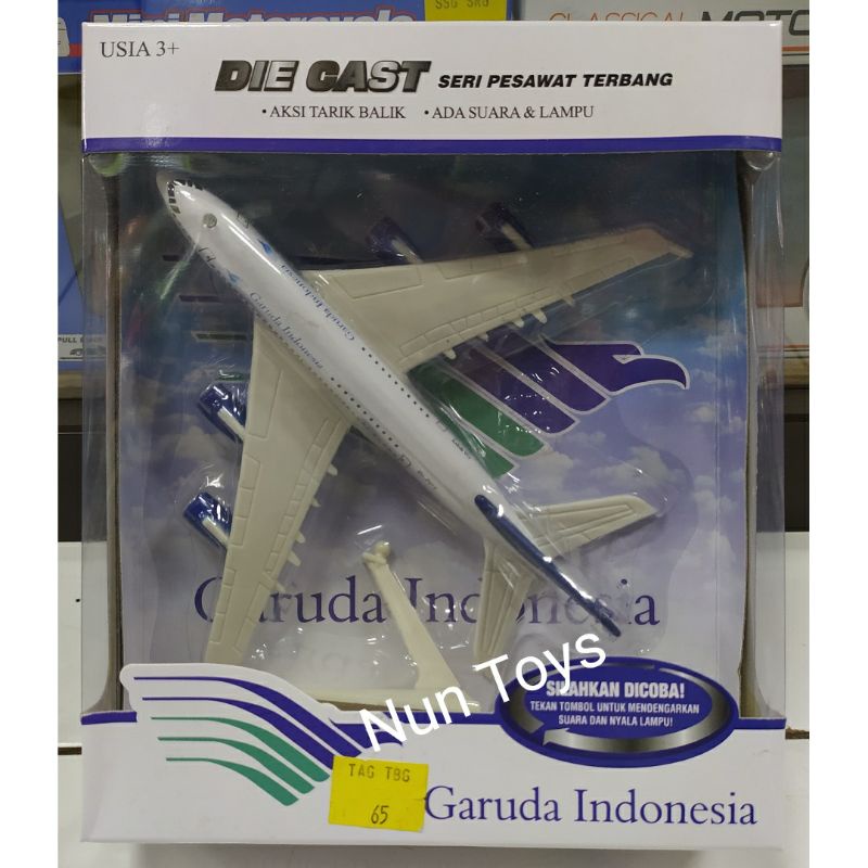 Jual Mainan Diecast Pesawat Garuda Indonesia | Shopee Indonesia