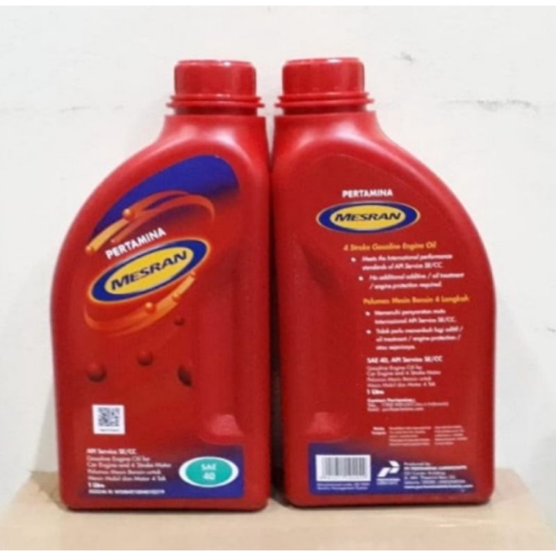 Jual oli mesin Pertamina mesran SAE40 1Liter | Shopee Indonesia