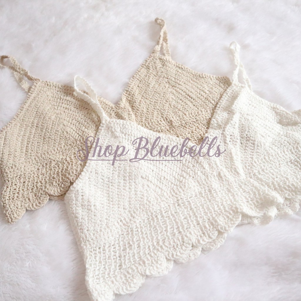 Jual Rompi Crop Outer - Embroidery Korean Outer Vest Academia Rajut ...