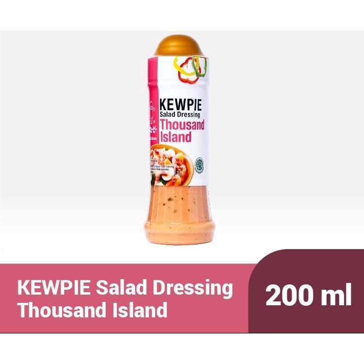 Jual KEWPIE Salad Dressing 200ml / Wijen Sangrai / Tomat Pedas / Thousand Island / Kecap ala ...