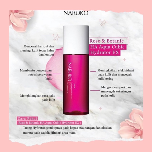 Jual Naruko Rose And Aqua-in Hydrating Lotion 150ml | Shopee Indonesia