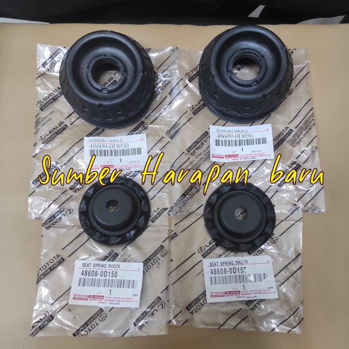 Jual Karet Support Shock Set & Tatakan Atas Yaris / New Vios 1 Set 4pc ...
