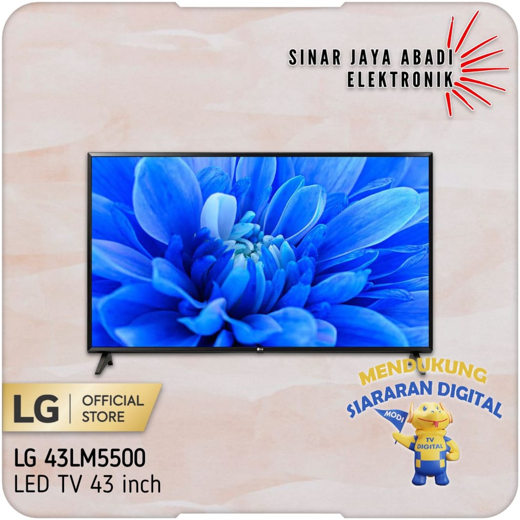 Jual LG 43LM5500PTA Digital Full HD TV [43 Inch] | Shopee Indonesia