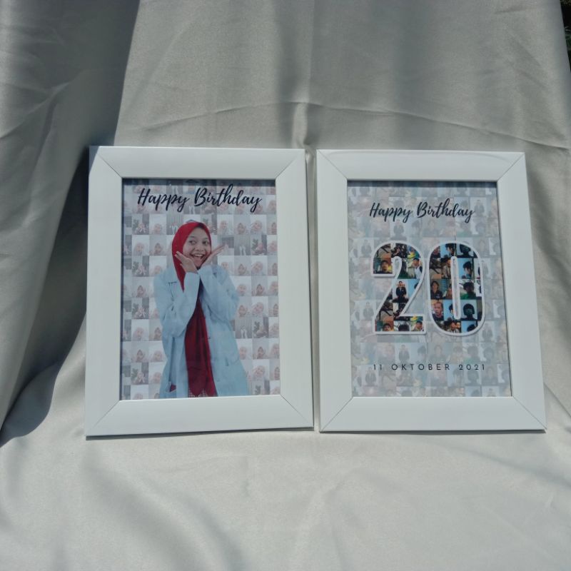 Jual Kado Custom Foto Mozaik Frame | Shopee Indonesia