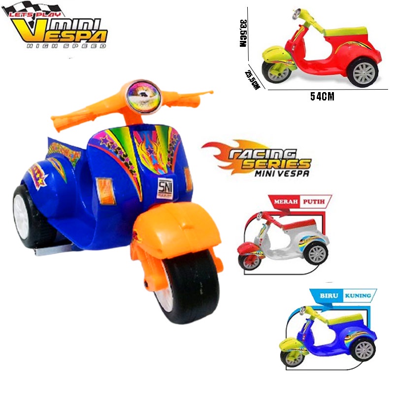Jual Sekawantoys Mainan anak mini vespa dorong , mainan motor motoran ...