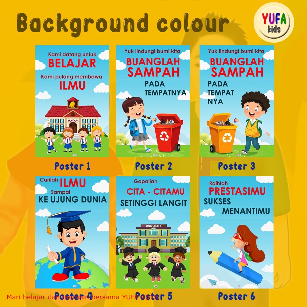 Jual 104 poster pendidikan - poster sekolah- Poster Edukasi Anak ...