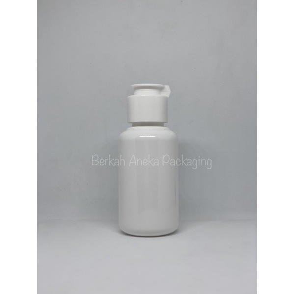 Jual BOTOL 60 ML PUTIH TUTUP FLIPTOP JAMUR PUTIH / BOTOL SABUN / BOTOL TONER | Shopee Indonesia