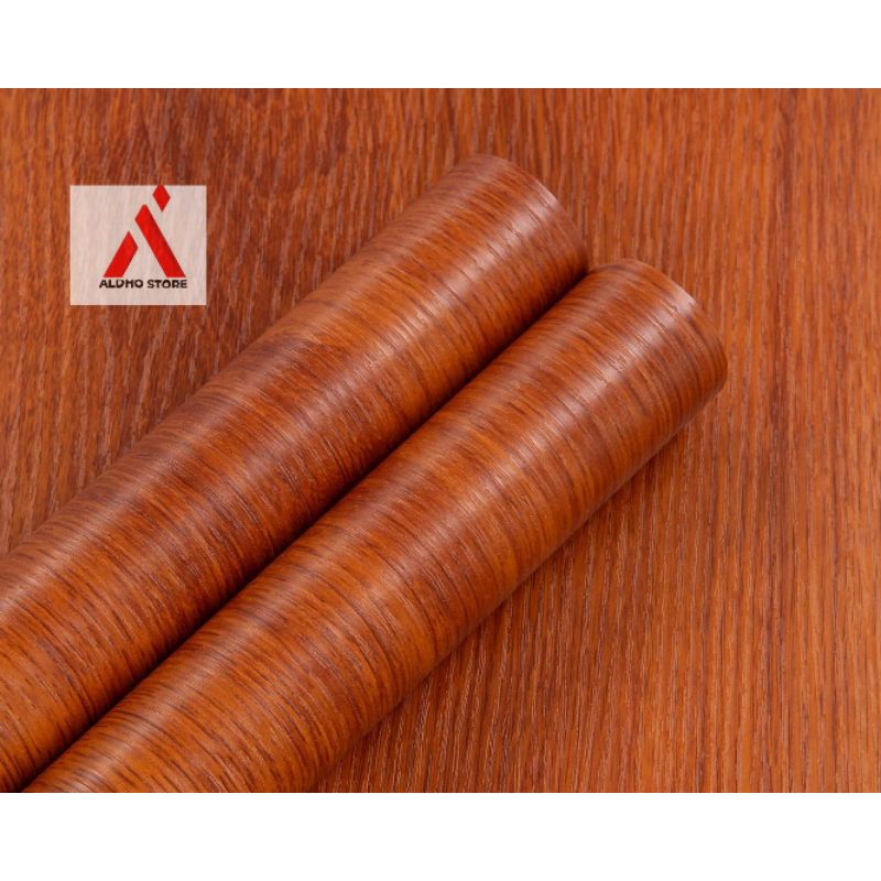 Jual Walpaper Dinding Motif Kayu Serat Polos 8Meter x Lebar 45Cm ...