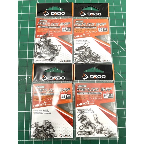 Jual DAIDO FASTLOCK SNAP SWIVEL SALT WATER RESISTANCE | Shopee Indonesia