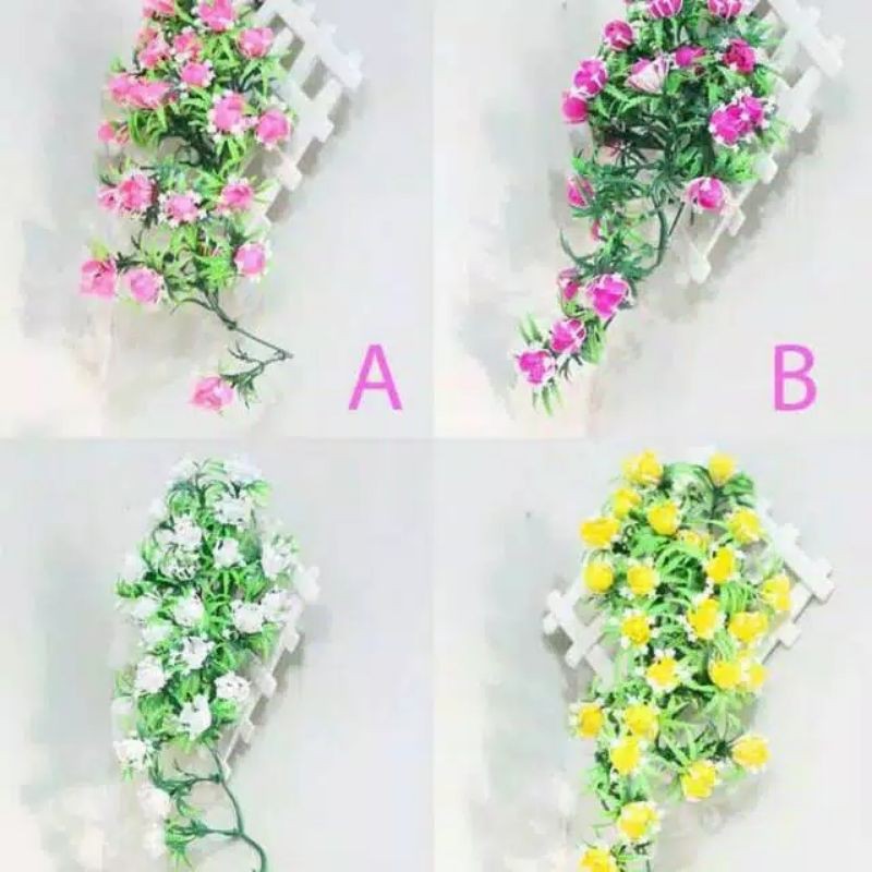 Jual Bunga rambat dinding bunga hias plastik artificial | Shopee Indonesia