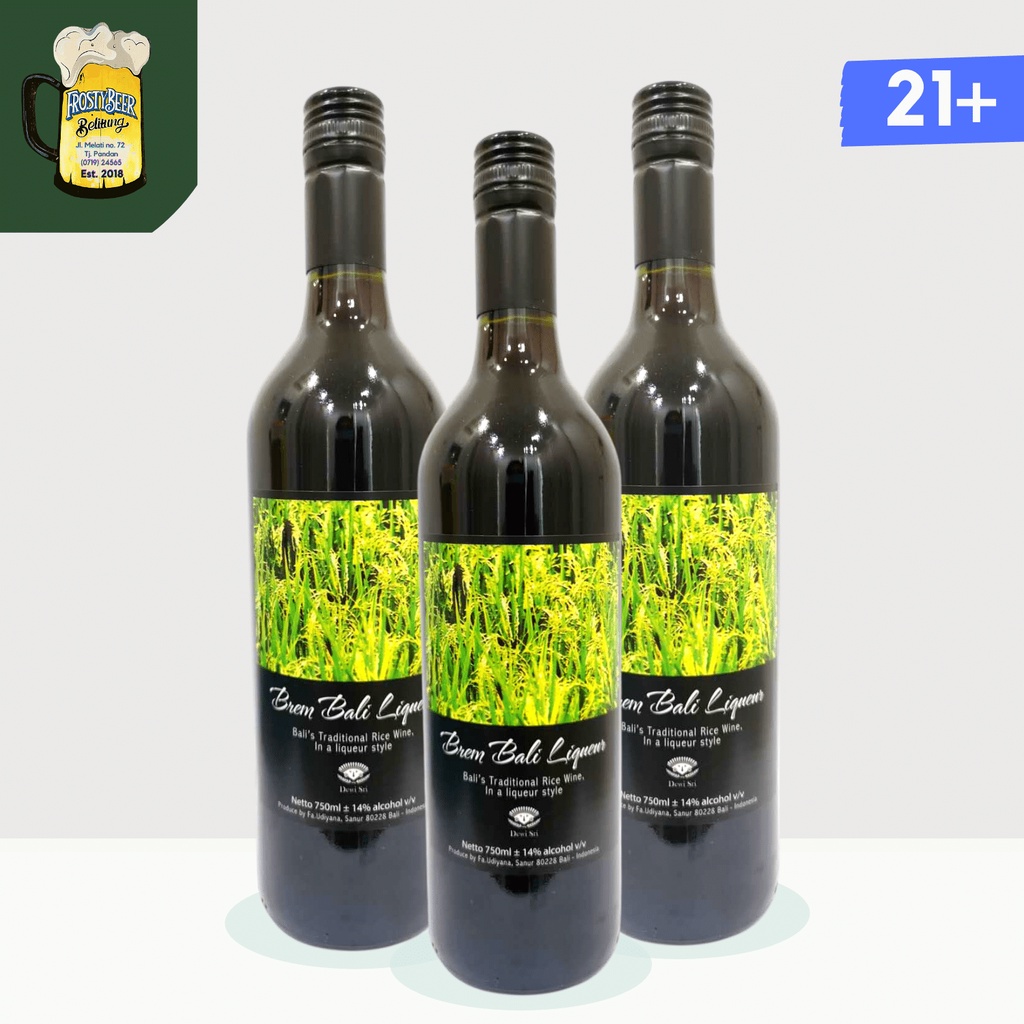 Jual Brem Bali Dewi Sri The Liqueur 14% 750 ml - Bali Traditional Rice ...