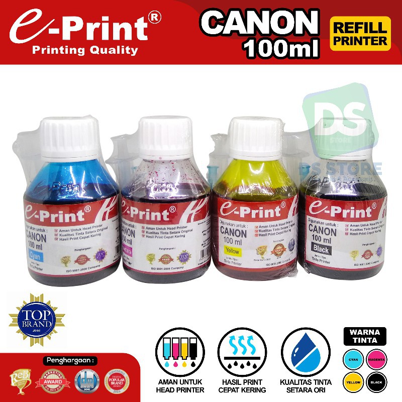 Jual Tinta Printer CANON Universal 100 ml E-PRINT | Shopee Indonesia