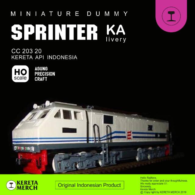 Jual MINIATUR KERETA API INDONESIA MAINAN LOKOMOTIF ANAK DIECAST MAKET ...