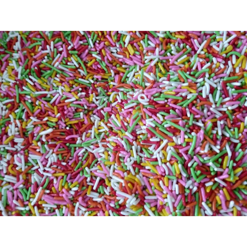 Jual Meises Gogo WarnaWarni repack 250gram Meses Gogo WTC 250gr ...