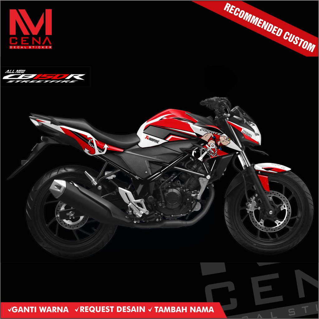 Jual Sticker Decal CB150R v2 full body Sticker CB 150R Striping CB 150R ...