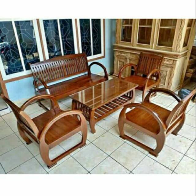Jual Kursi Tamu Sedan Becak Kayu Jati Retro Barokah Furniture Jepara ...